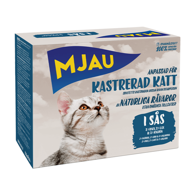 Mjau multibox kastrerad katt - Mjau